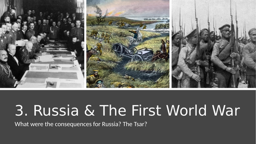 Russian Revolution – 3. The First World War | Teaching Resources