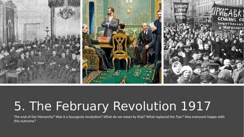 Russian Revolution – 5. February Revolution | Teaching Resources