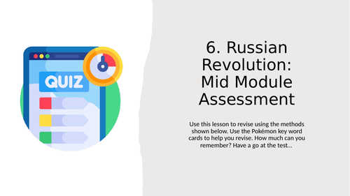 Russian Revolution – Mid-Module Revision Tasks and Knowledge Check ...