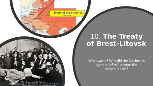 Russian Revolution – 10. Treaty of Brest-Litovsk | Teaching Resources