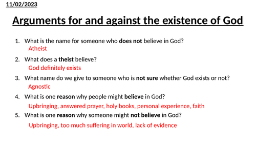 God Unit | Teaching Resources