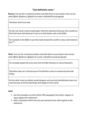 God Unit | Teaching Resources