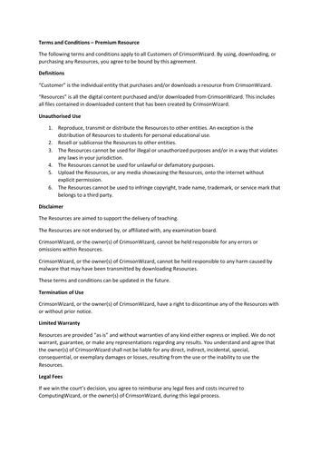 8 Mark Practice Q's (Set A) - OCR GCSE J277 | Teaching Resources