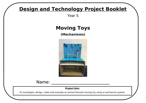 UKS2 CAMS Toys Project Booklet Design and Technology | Teaching Resources