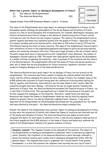 The Enlightenment & French Revolution | Teaching Resources