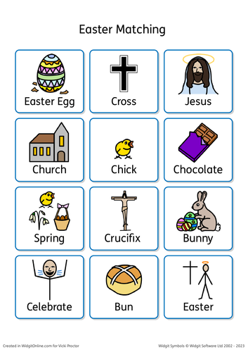 Easter Symbol Supported Resource Pack for Learners with SEND/Additional ...