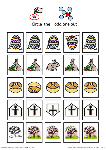 Easter Symbol Supported Resource Pack for Learners with SEND/Additional ...
