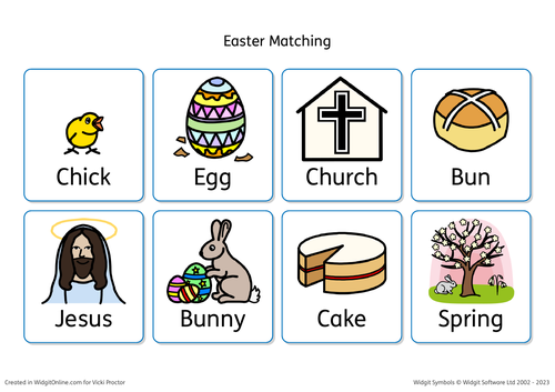 Easter Symbol Supported Resource Pack for Learners with SEND/Additional ...
