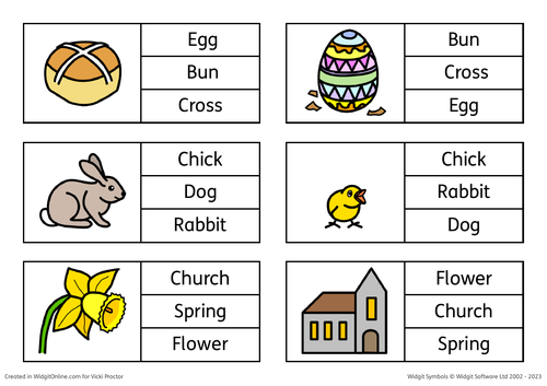 Easter Symbol Supported Resource Pack for Learners with SEND/Additional ...