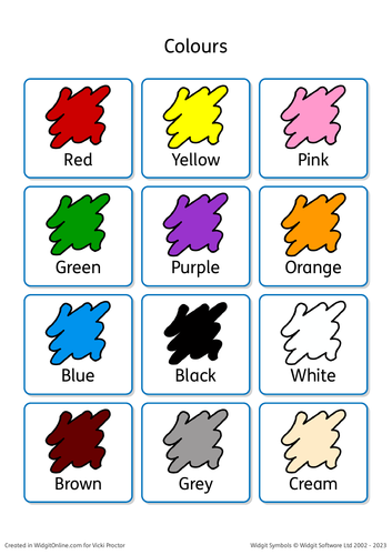 Colours Symbol Supported Resources Pack for Learners with SEND ...