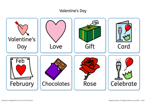 Valentine's Day Symbol Supported Resources Pack for Learners with SEND ...