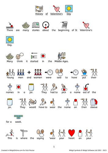 Valentine's Day Symbol Supported Resources Pack for Learners with SEND ...
