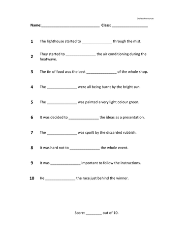 Pack of 15 Spellings Tests based on Year 6 SATs SPAG test - Key Stage 2 ...