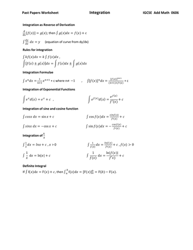 Cambridge Additional Mathematics 0606 and 4037 Topic Wise Past Paper ...