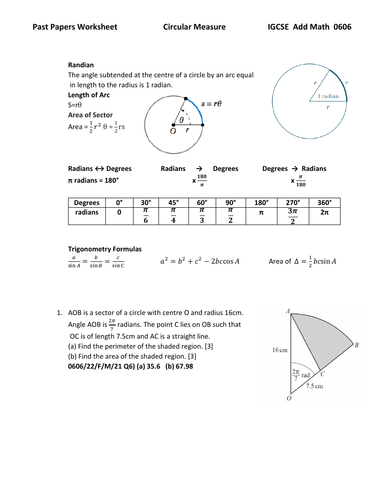 Cambridge Additional Mathematics 0606 and 4037 Topic Wise Past Paper ...