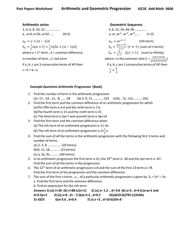 Cambridge Additional Mathematics 0606 and 4037 Topic Wise Past Paper ...
