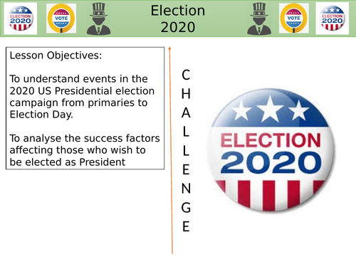 US Presidential Election 2020 - TWO FULL LESSONS | Teaching Resources