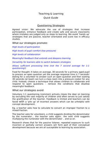 Assertive Questioning Teaching Resources