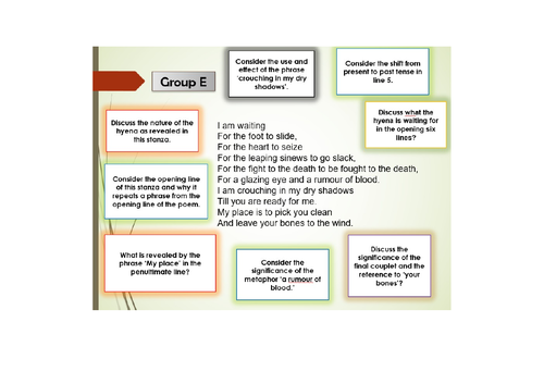 Teaching English: Poetry - Edwin Morgan 'Hyena' | Teaching Resources