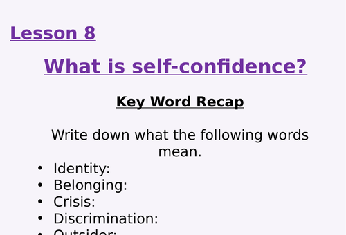 Wonder SOW (Theme of Identity and Belonging) | Teaching Resources