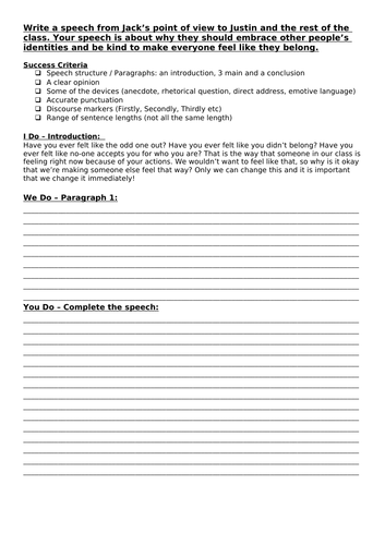 Wonder SOW (Theme of Identity and Belonging) | Teaching Resources