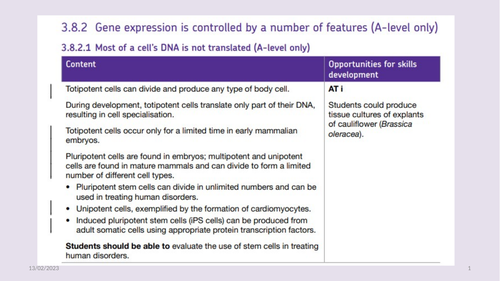 Gene Expression | Teaching Resources