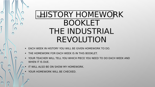 History Homework booklets for Key Stage 3- pack 1 | Teaching Resources