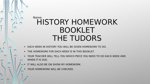 History Homework booklets for Key Stage 3- pack 1 | Teaching Resources