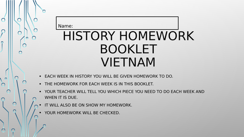 History homework booklets for key stage 3- pack 3 | Teaching Resources