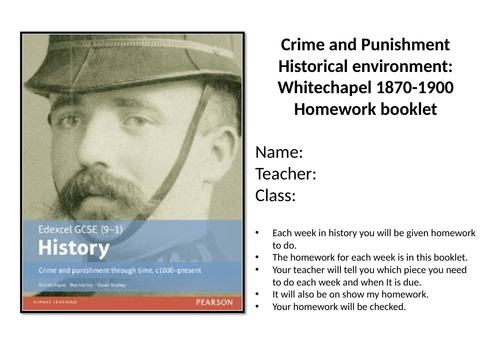 History homework booklets for key stage 3- pack 3 | Teaching Resources