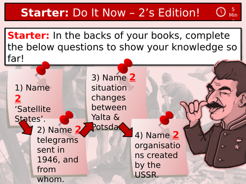 GCSE Cold War L8 - The Berlin Blockade and Airlift | Teaching Resources