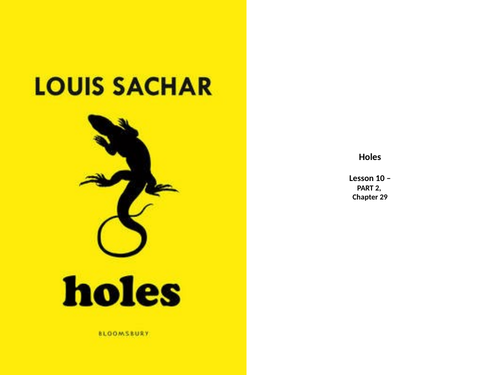 Holes - Book Study | Teaching Resources