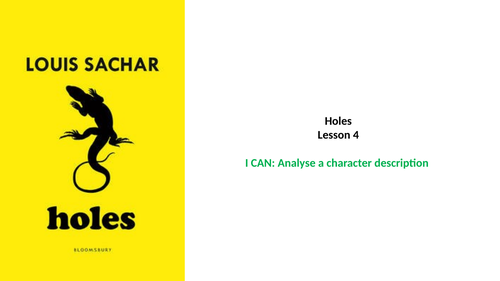 Holes - Book Study | Teaching Resources