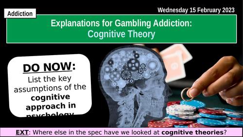 A-Level Psychology - COGNITIVE THEORY OF GAMBLING ADDICTION [Addiction ...