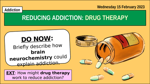 A-Level Psychology - DRUG THERAPY: REDUCING ADDICTION [Addiction Topic ...