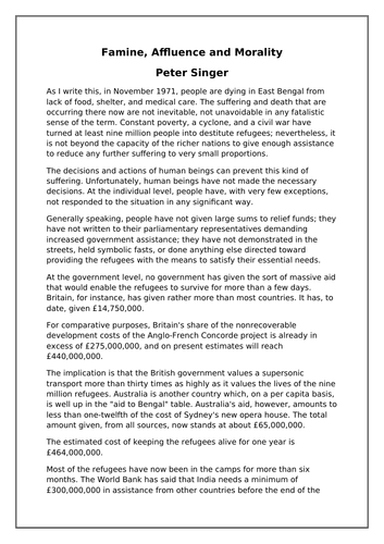 OCR Utilitarianism complete Unit | Teaching Resources