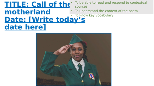 Windrush Poetry - Two Lessons - Call of the Motherland by Nairobi ...