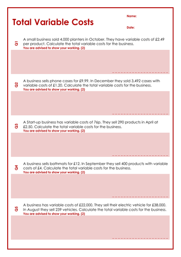 Formula Practice Bundle #1 | Teaching Resources