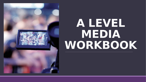 A level media AQA workbook theories | Teaching Resources
