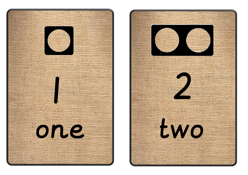 Hessian natural numbers 1 -10 | Teaching Resources