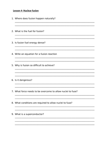 OCR A level physics- Nuclear physics lesson series | Teaching Resources