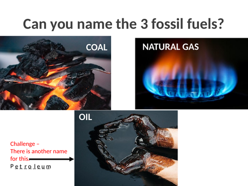 Formation of Fossil Fuels - Energy and the Environment - | Teaching ...
