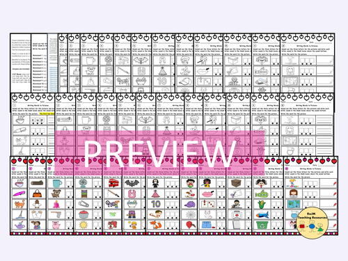 Valentines Day Phonics CVC Words Worksheets | Teaching Resources