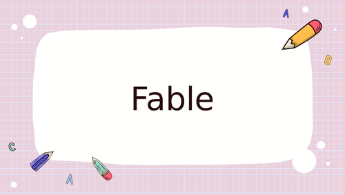 Fables planning KS1 Year 1 / 2 | Teaching Resources