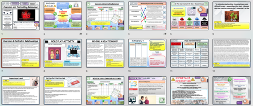 Coercion + Controlling Behaviour PSHE | Teaching Resources