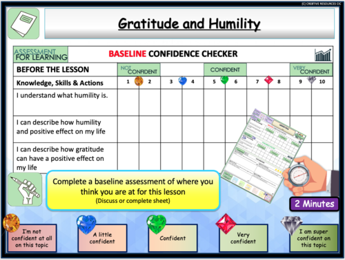 Gratitude and Humility PSHE Lesson | Teaching Resources