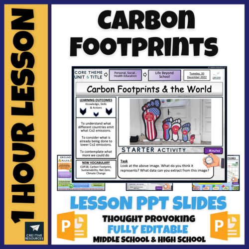 Carbon Footprints + Geography | Teaching Resources