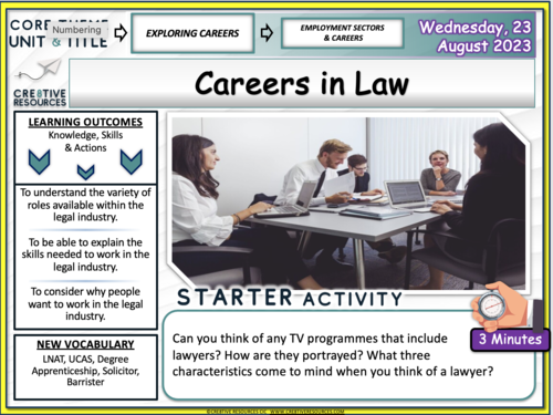 Careers in Law | Teaching Resources