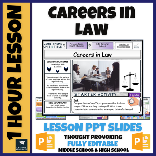 Careers in Law | Teaching Resources