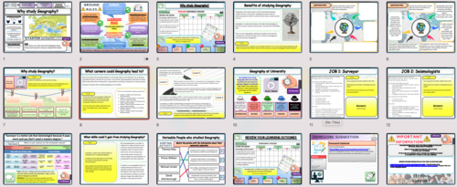 Why Study Geography? + Careers | Teaching Resources